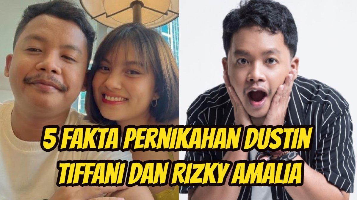 5 Fakta Pernikahan Dustin Tiffani dan Rizky Amalia, Resepsi Digelar 4 Kali Termasuk di Hotel ...