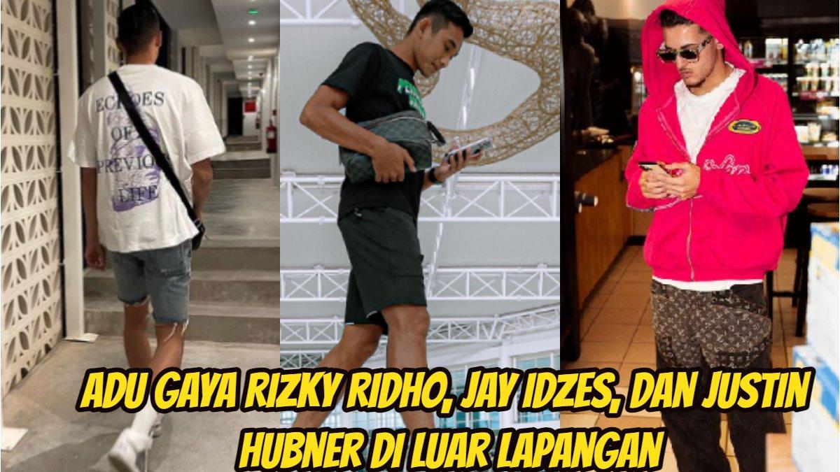 Adu Gaya Rizky Ridho, Jay Idzes, dan Justin Hubner di Luar Lapangan, Trio Bek Timnas Keren Abis ...