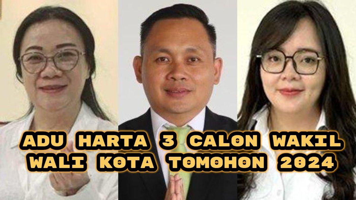 Adu Harta 3 Calon Wakil Wali Kota Tomohon 2024, Cherly Mantiri vs Michael vs Sendy, Siapa ...