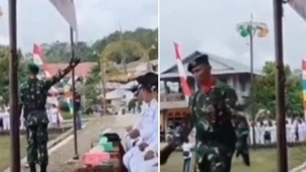 VIDEO Detik-detik Anggota TNI Semprot ASN saat Upacara 17 Agustus 2023 ...