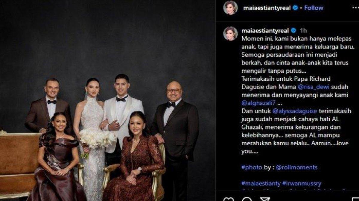 Ahmad Dhani Sindir Maia Estianty Suka Ghibah, Al Ghazali Pilih Posting Foto Manis Bersama Sang ...