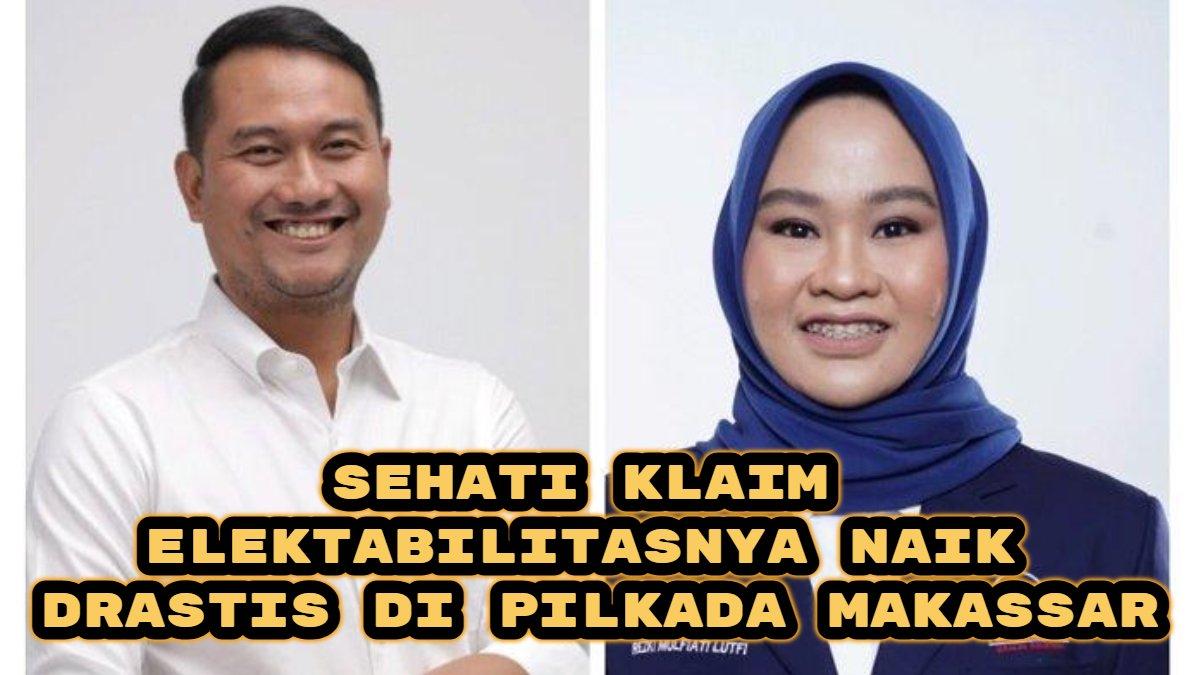 Pilkada Makassar 2024, Andi Seto & Rezki Mulfiati Klaim Elektabilitasnya Naik Drastis, Cek Hasil ...