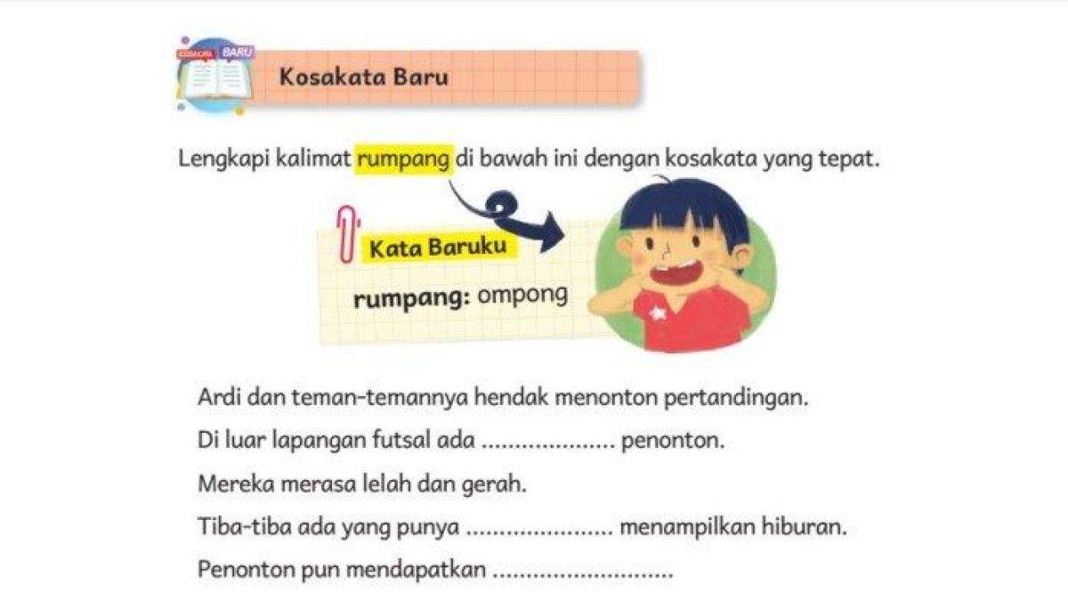 Soal & Kunci Jawaban Bahasa Indonesia Kelas 3 Halaman 47 Kurikulum Merdeka: Lengkapi Kalimat ...