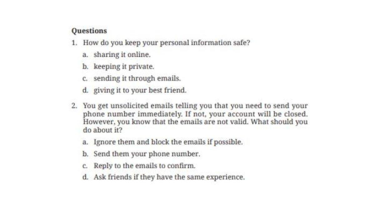 Kunci Jawaban Bahasa Inggris Kelas 9 SMP Halaman 306 309 311: What does ...