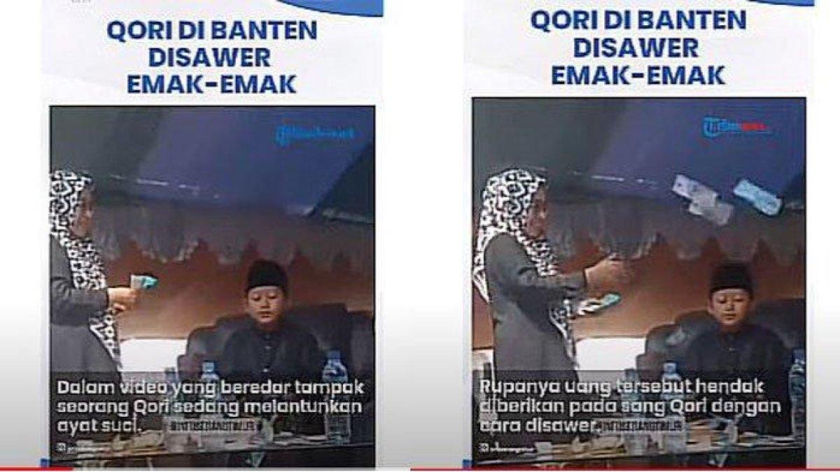ASTAGHFIRULLAH! Bak Biduan, Qori Ini Disawer saat Lantunkan Al Quran ... ASTAGHFIRULLAH! Bak Biduan, Qori Ini Disawer saat Lantunkan Al Quran ...