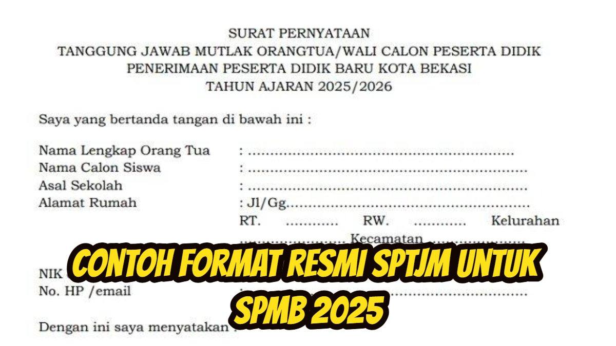 Contoh Format Resmi Surat Pernyataan Tanggung Jawab Mutlak Orang Tua ...