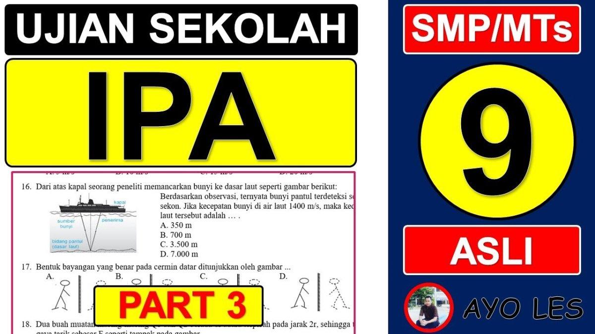 15 Soal & Kunci Jawaban Ujian Sekolah IPA Kelas 9 SMP/MTs 2024, Contoh Benda Biamagnetic ...