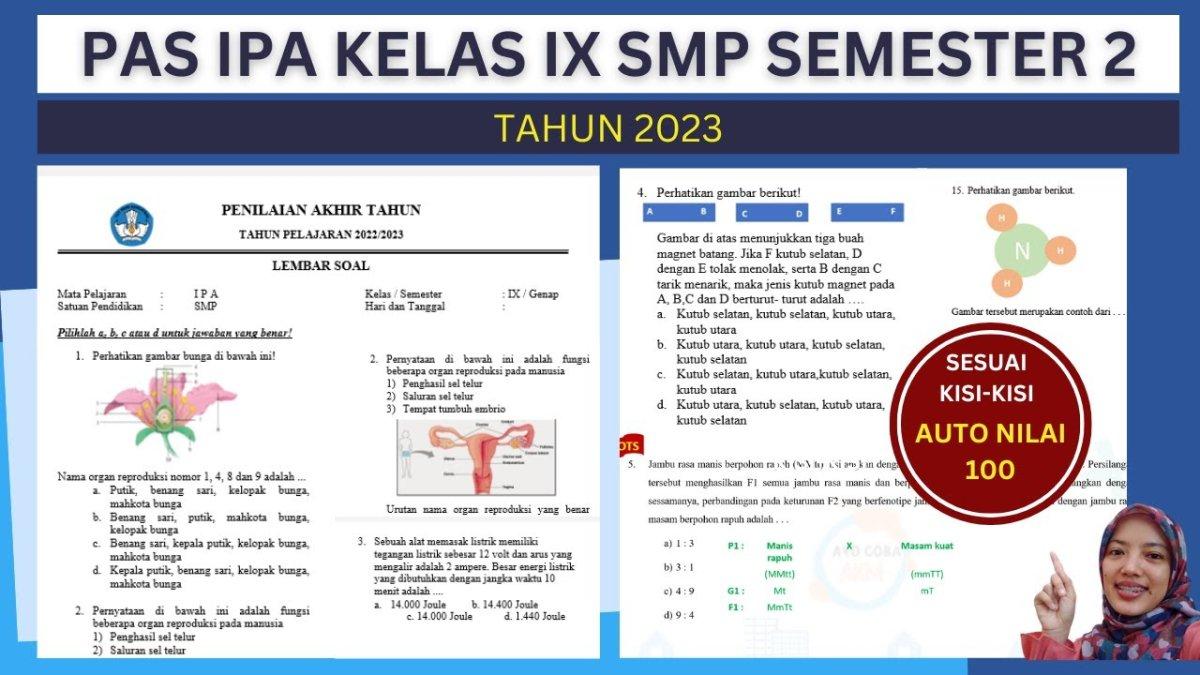 20 Soal & Kunci Jawaban Ujian Sekolah IPA Kelas 9 SMP/MTs 2024, hiposentrum & Episentrum Gempa ...