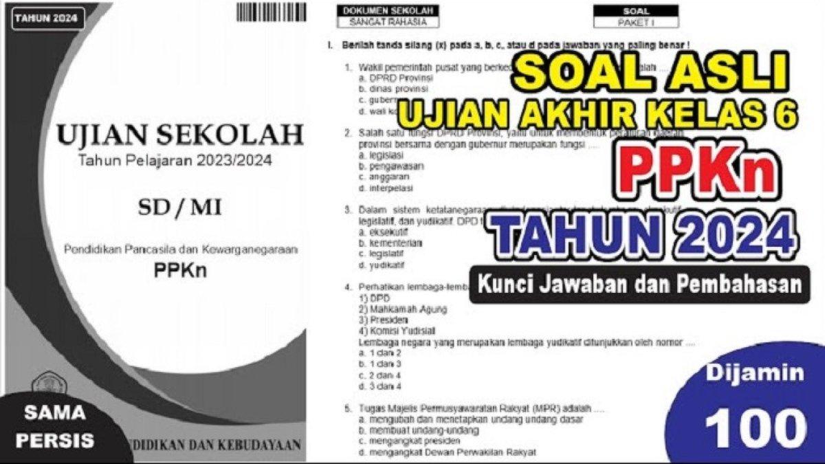 Kunci Jawaban Soal Ujian Sekolah PPKn Kelas 6 : Apa Manfaat Dari Kerjasama atau Gotong Royong ...