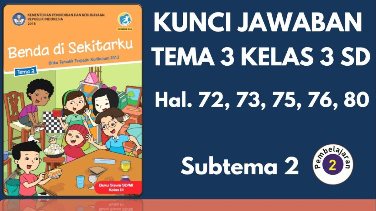 Soal & Kunci Jawaban Buku Tema 3 Kelas 3 SD Halaman 72, 73, 75, 76, dan 80 : Pengukuran Massa ...