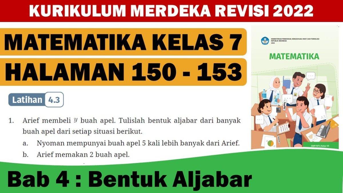 Soal And Kunci Jawaban Soal Matematika Kelas 7 Smp Mts Halaman 150 151
