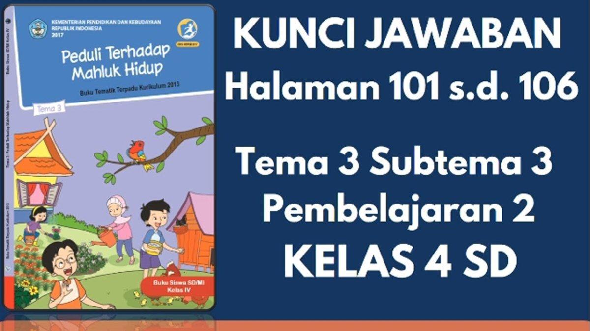 Soal & Kunci Jawaban Buku Tema 3 Kelas 4 SD Halaman 101 - 102 Pembelajaran 2 : Lingkungan Pasar ...