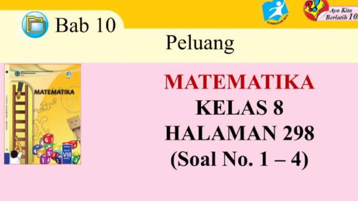 Soal & Kunci Jawaban Matematika Kelas 8 SMP Halaman 298 Semester 2 ...