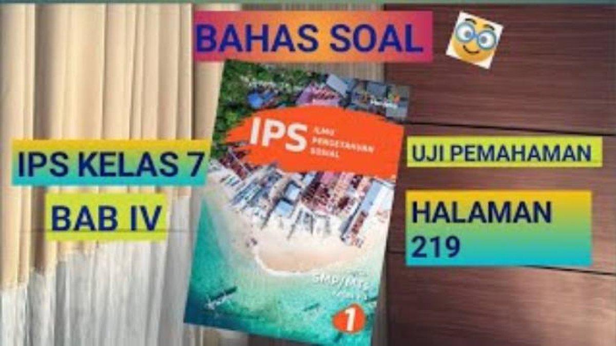 Soal & Kunci Jawaban IPS kelas 7 SMP Halaman 219, Amati Nilai-nilai ...