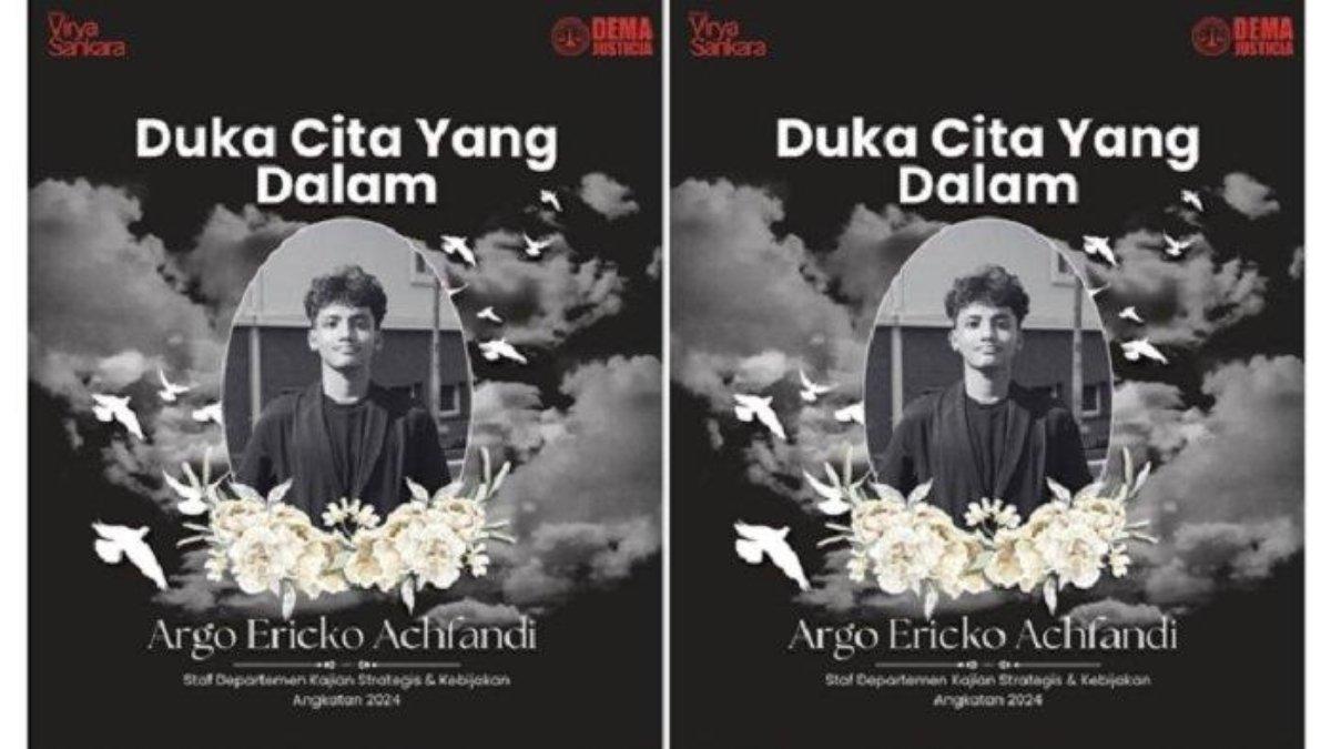 Sosok & Profil Argo Ericko Mahasiswa FH UGM, Tewas Ditabrak BMW di ...