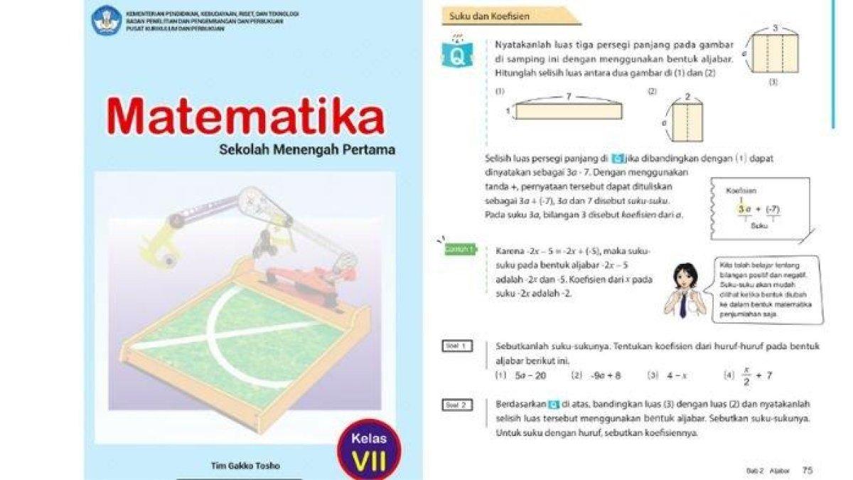 Soal & Kunci Jawaban Matematika Kelas 7 SMP Halaman 75 & 76 KUR-MER : Menyederhanakan Bentuk ...