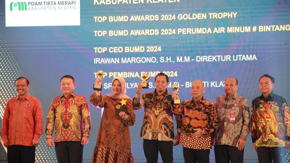 Bupati Klaten Sri Mulyani Lagi-lagi Meraih Penghargaan TOP BUMD Awards 2024, Bukti Kinerja Baik ...