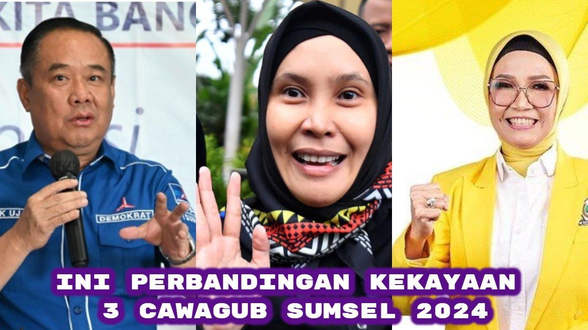 Perbandingan Kekayaan 3 Cawagub Sumsel 2024: Cik Ujang, Riezky Aprilia & Anita, Siapa Paling ...