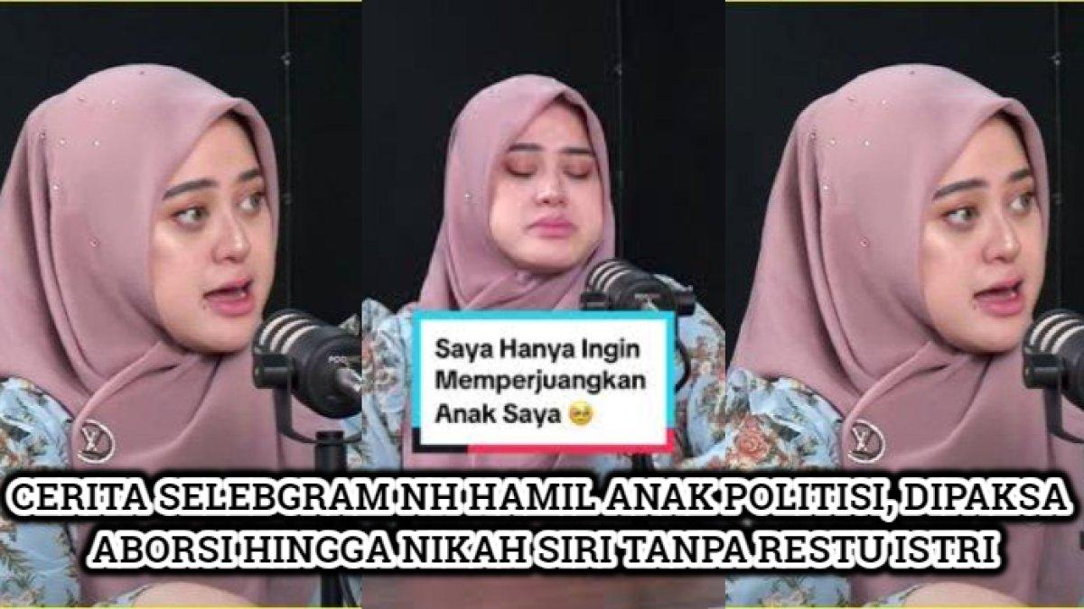 Curhatan Selebgram Nada Hiola Hamil Anak Politisi, Dipaksa Aborsi & Nikah Siri Tanpa Restu Istri ...