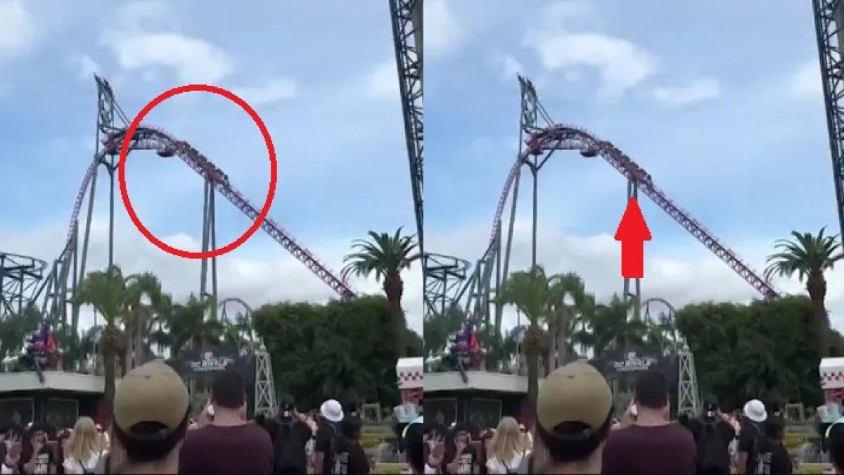 PANIK! Syal Penumpang Rollercoaster Tersedot ke Dalam Roda, saat Melaju ...