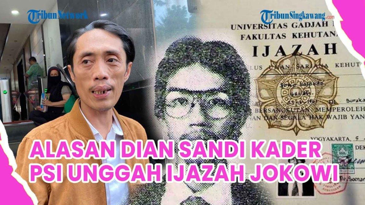 Motif Dian Sandi Posting Foto Ijazah Jokowi, Ungkap Hasil Riset Mandiri: Data dan Fakta ...