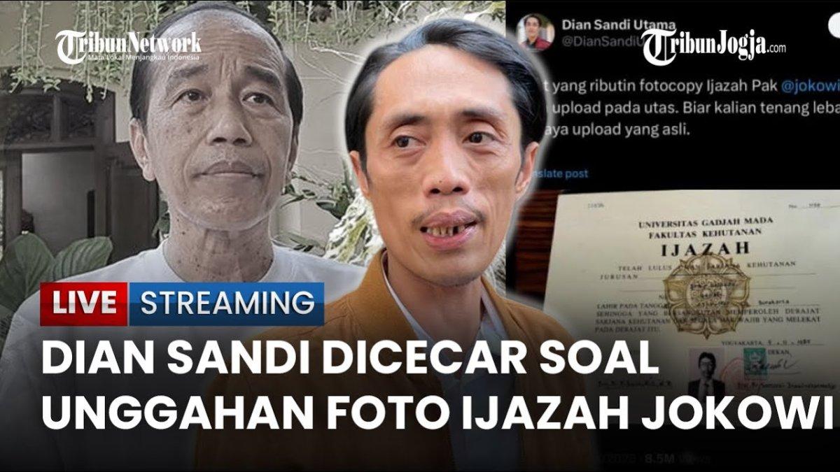 Kader PSI Dian Sandi Akhirnya Ungkap dari Siapa Dapat Foto Ijazah Jokowi, Ternyata dari Sosok ...