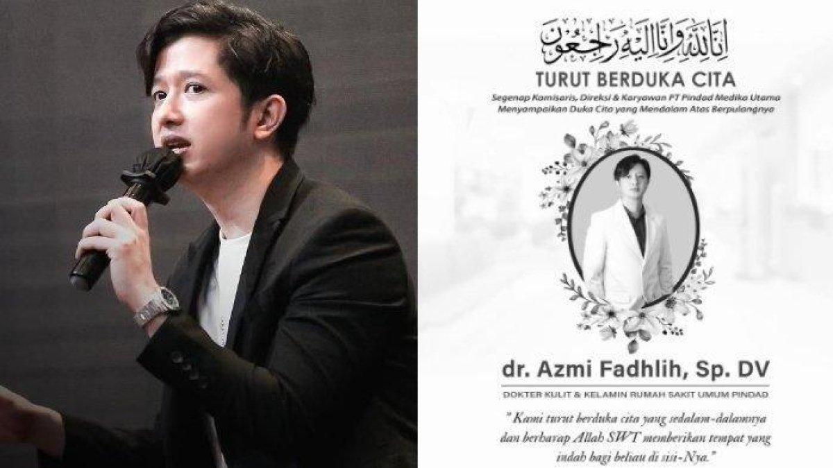 4 Fakta Meninggalnya Dokter Azmi Fadhlih, Menghembuskan Nafas Terakhir ...