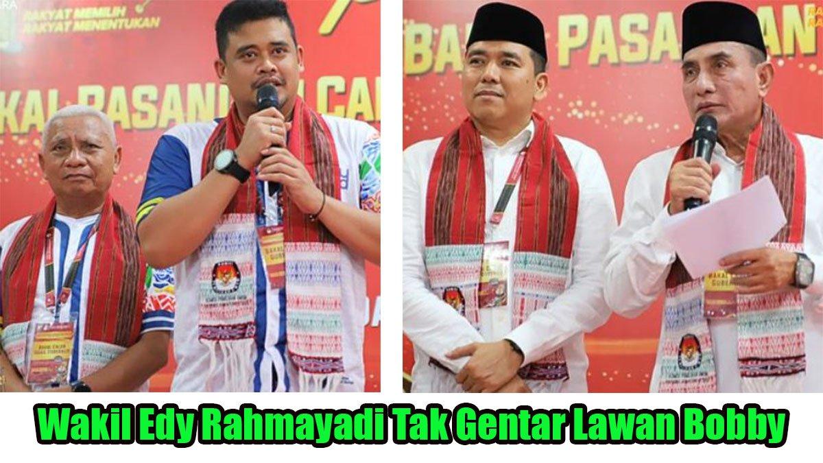 Selisih Survei Pilgub Sumut 2024, Wakil Edy Rahmayadi Tak Gentar Lawan Bobby Meski Mantu Jokowi ...