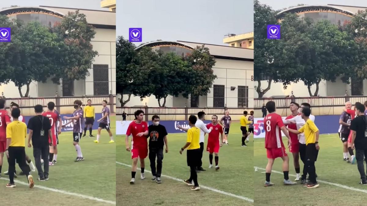 Tegang! El Rumi dan Syamsir Alam Cekcok di Lapangan Bola, Hampir Baku ...