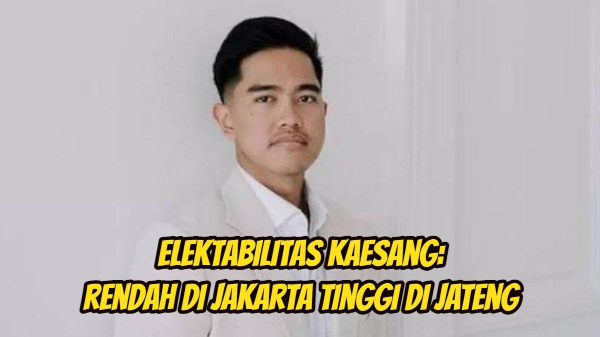 Perbandingan Elektabilitas Kaesang di Jakarta & Jateng bak Bumi Langit, Putra Jokowi Nyalon di ...