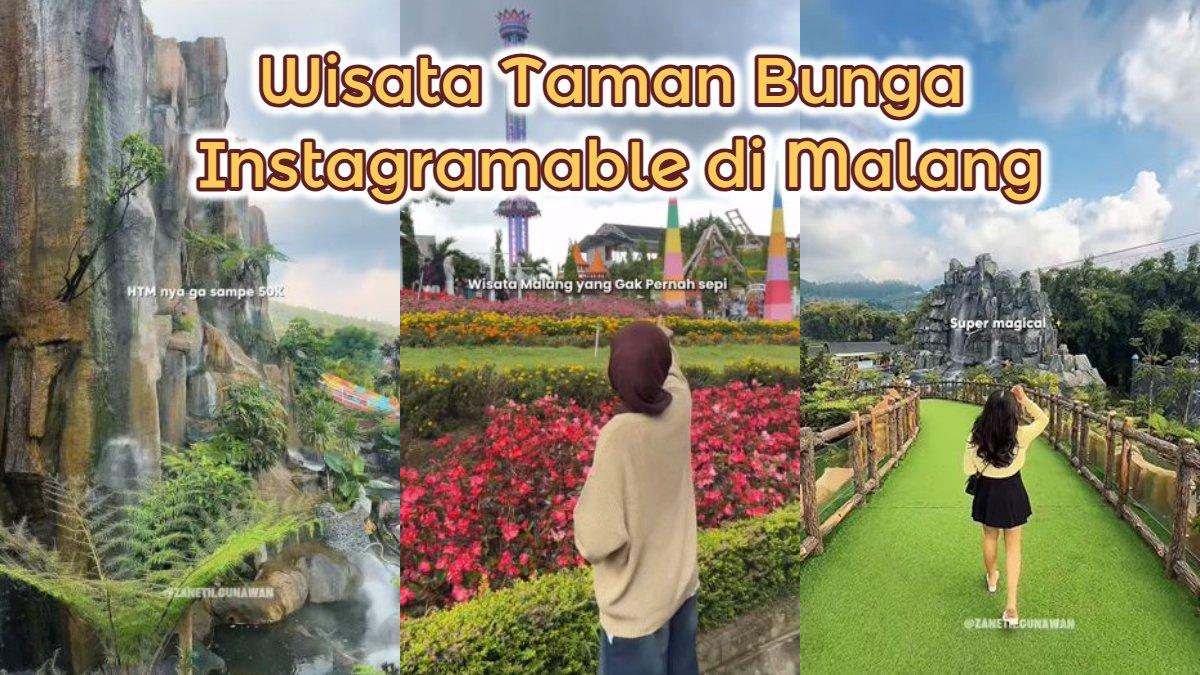 Di Malang Jawa Timur Ada Wisata Taman Bunga yang Instagramable, Cocok ...