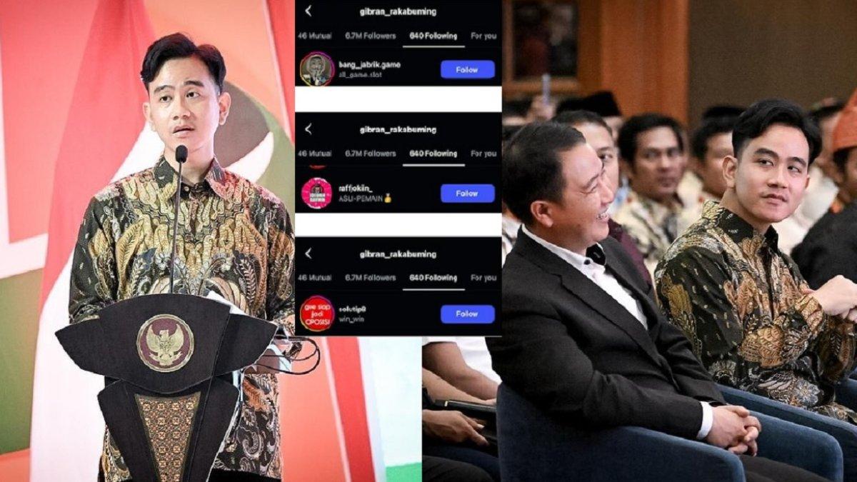 Viral IG Gibran Follow Tiga Akun Judi Online, Setwapres Ungkap Fakta ...