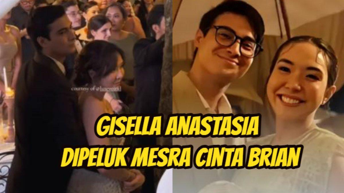 'Ketahuan Deh!' Gisella Anastasia Salting, Dipeluk Mesra Cinta Brian saat Resepsi Luna Maya ...