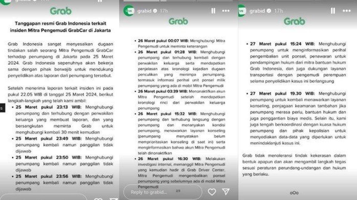 Heboh Wanita Nyaris Diculik Sopir GrabCar, Kini Lapor Polisi, Pihak ...