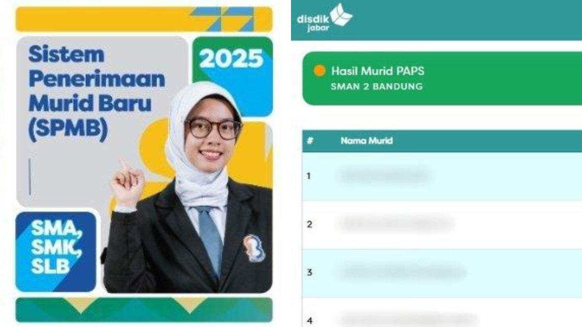 Cara Cek Hasil SPMB Jabar 2025 Jalur PAPS Bagi yang Tak Lolos Tahap 1 dan 2, Ini Link-nya ...