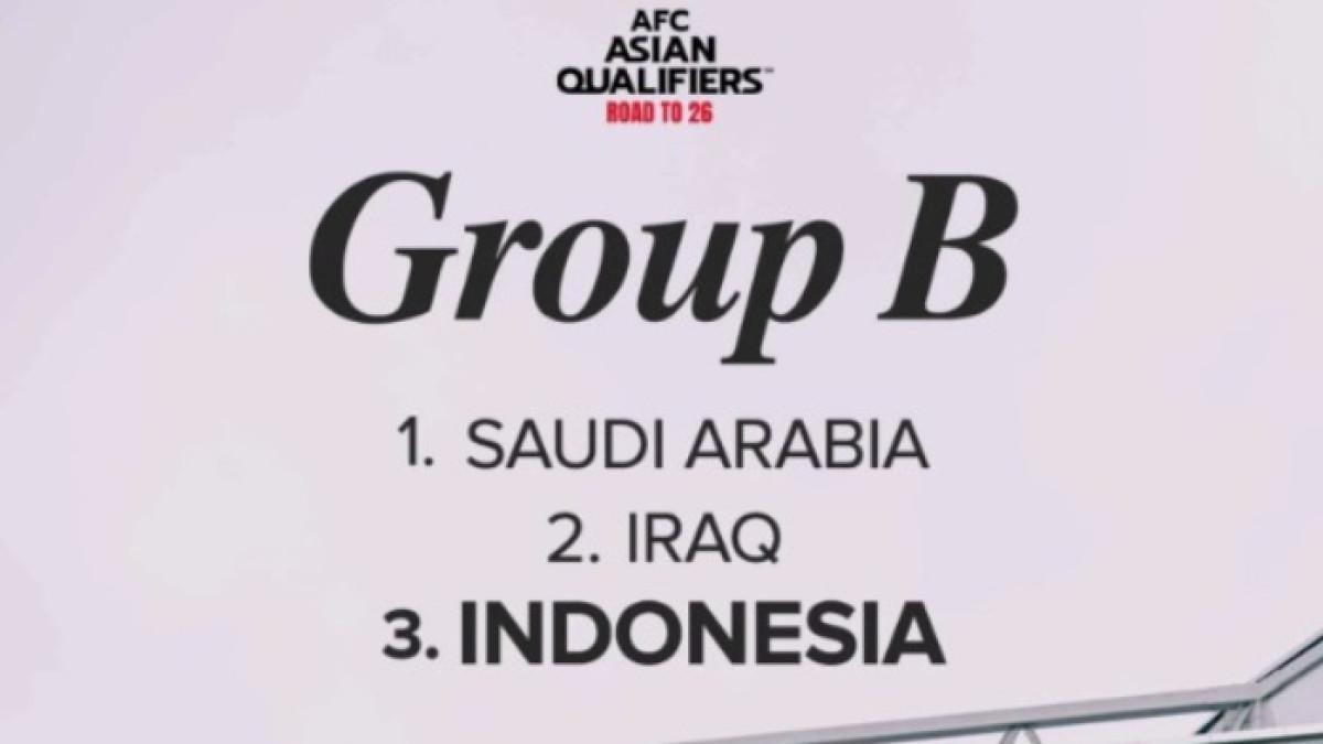 Timnas Indonesia Masuk Grup Neraka di Ronde 4 Kualifikasi Piala Dunia 2026, Jumpa Arab Saudi ...
