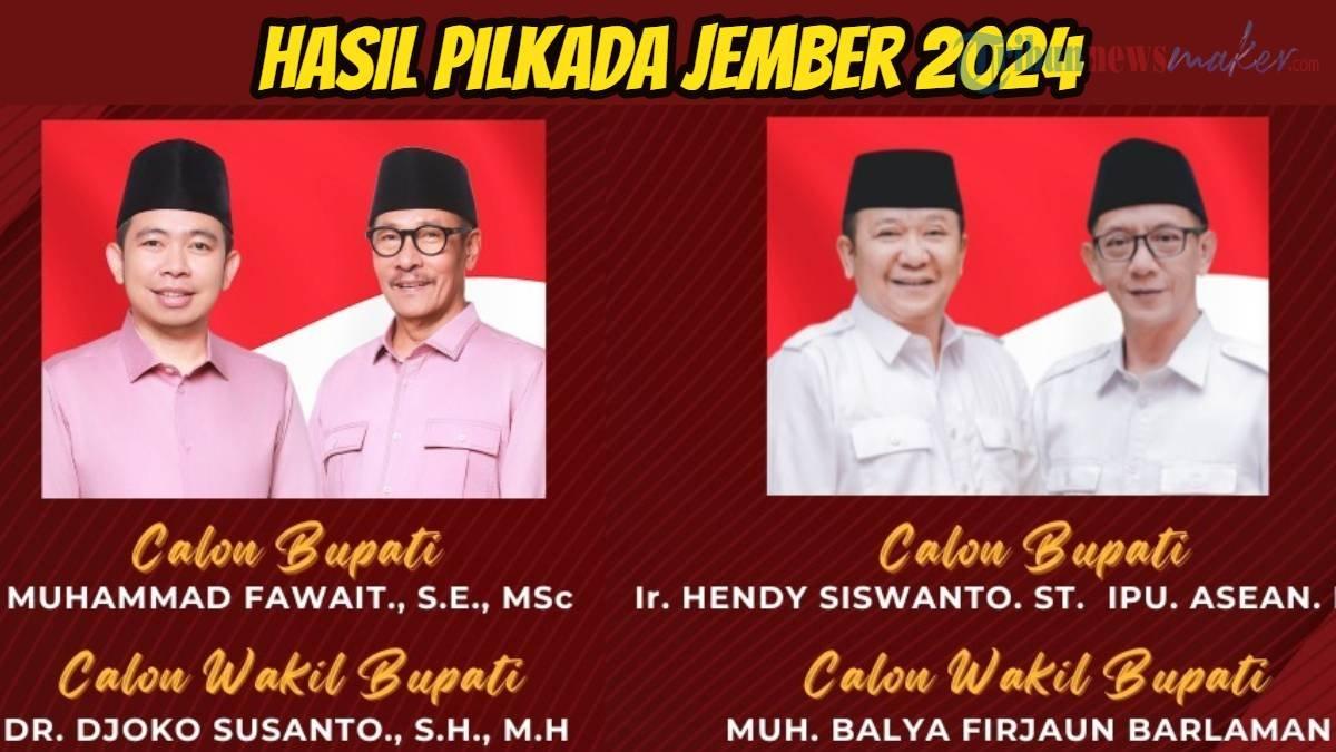 Hasil Pilkada Jember 2024, Rekapitulasi Suara Paslon Fawait-Djoko ...