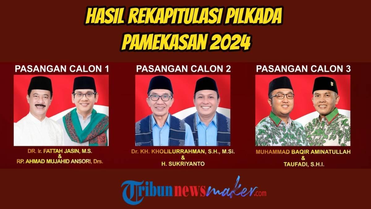 Hasil Pilkada Pamekasan 2024, Rekapitulasi Suara Paslon Kholilurrahman-Sukriyanto Unggul Tipis ...