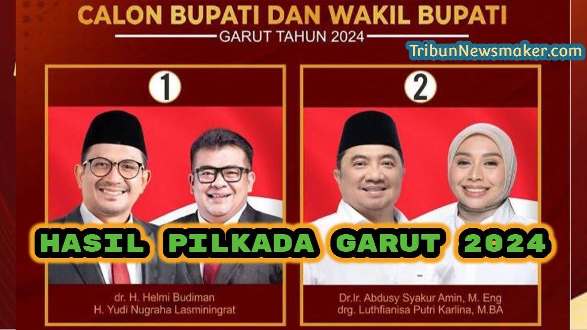 Hasil Pilkada Garut 2024, Syakur-Putri Unggul Telak dari Helmi-Yudi ...