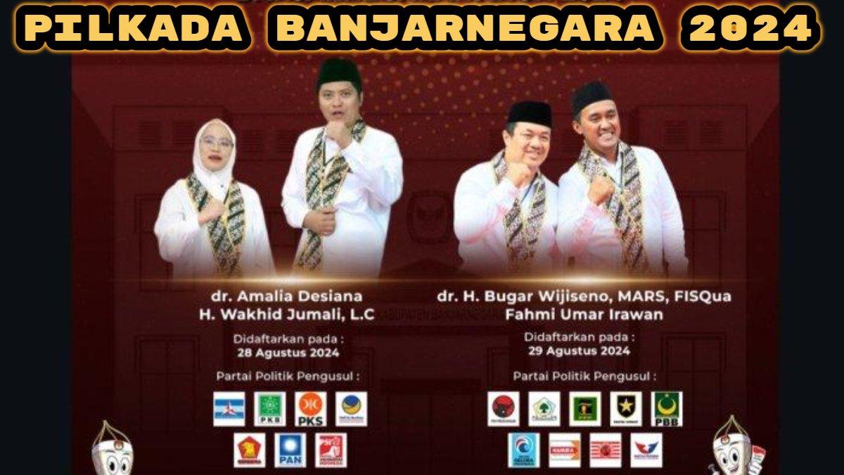 Hasil Survei Pilkada Banjarnegara 2024, Amalia-Wakhid vs Bugar-Fahmi, Terjawab Elektabilitas ...