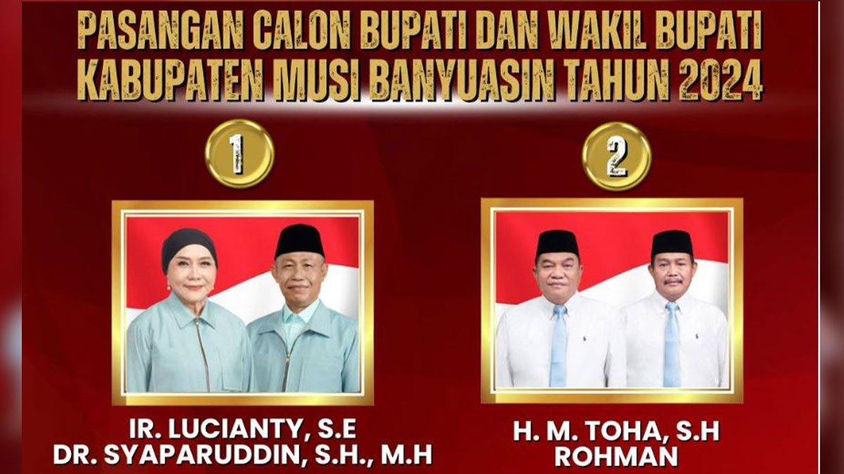 Survei Pilkada Musi Banyuasin 2024, Selisih Lucianty-Syaparuddin vs M ...