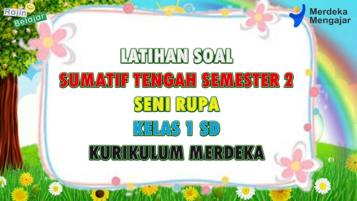 20 Soal & Kunci Jawaban Ujian Seni Budaya Kelas 1 SD, Campuran Warna yang Menghasilkan Ungu ...