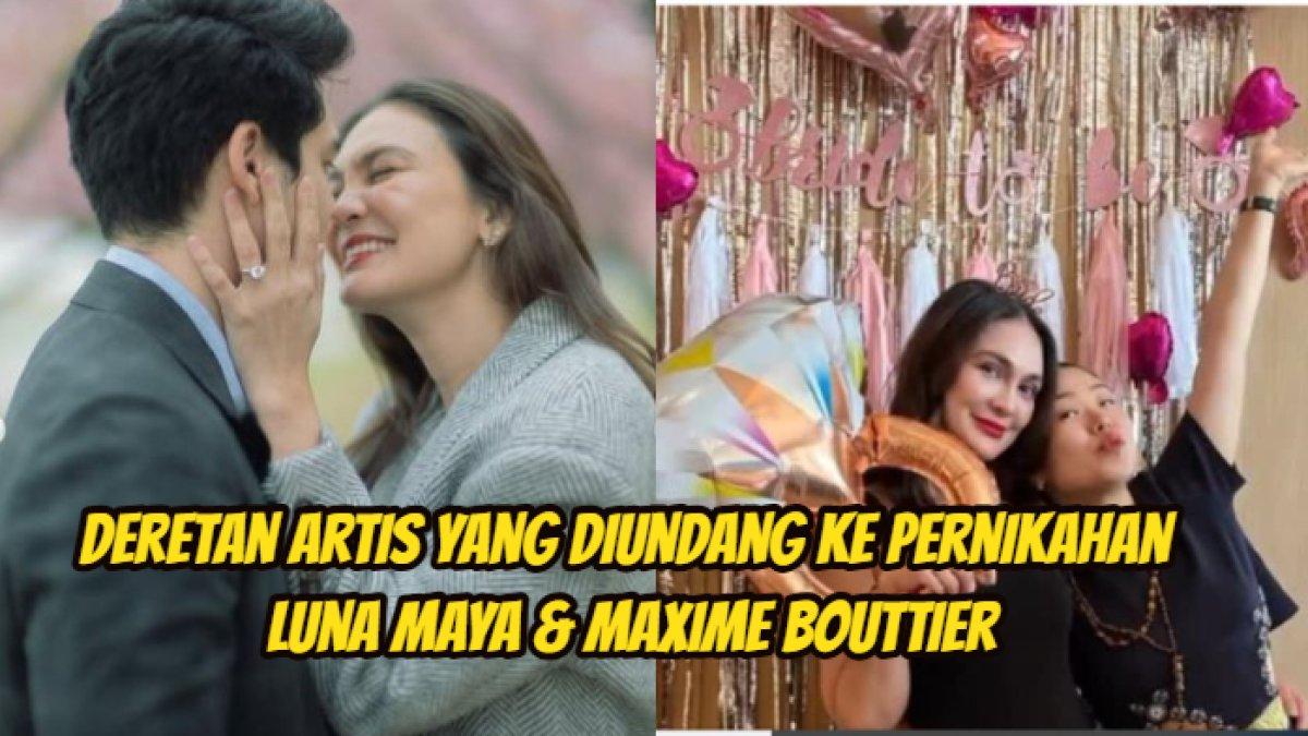 Deretan Artis yang Diundang ke Pernikahan Luna Maya dan Maxime Bouttier, Prilly Latuconsina ...
