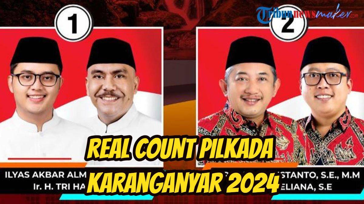 Hasil Real Count Pilkada Karanganyar 2024, Rekapitulasi Suara Rober-Adhe Unggul di 17 Kecamatan ...