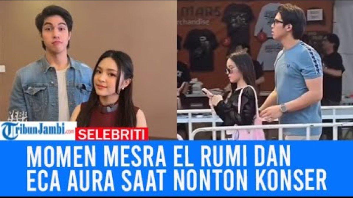 Gaya El Rumi dan Eca Aura Nonton Bruno Mars di Thailand, Belai Rambut ...
