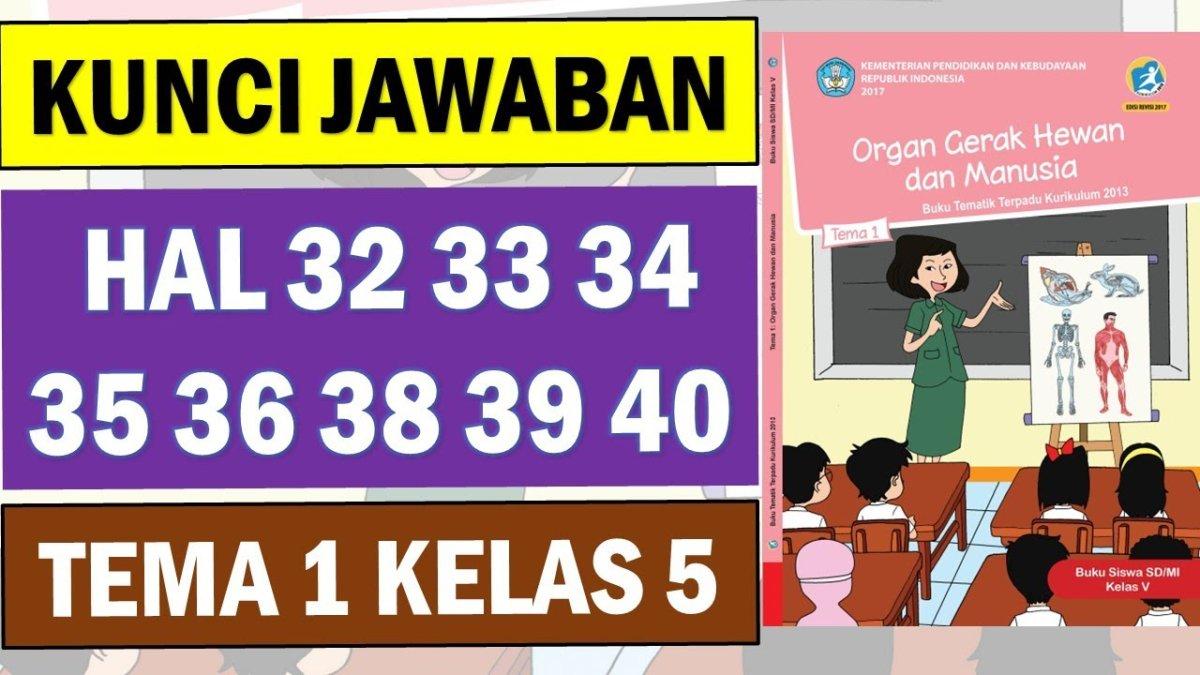 Soal & Kunci Jawaban Buku Tema 1 Kelas 5 SD Hal. 32-34 : Kondisi Geografis Pulau Besar di ...