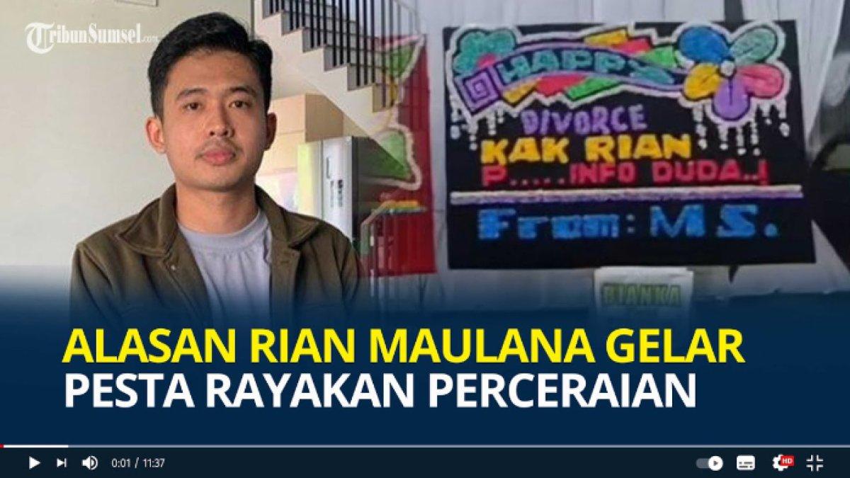 Sosok Rian Maulana, Pemuda Gelar Pesta Perceraian Mewah Rp50 Juta setelah 4 Bulan Nikah ...