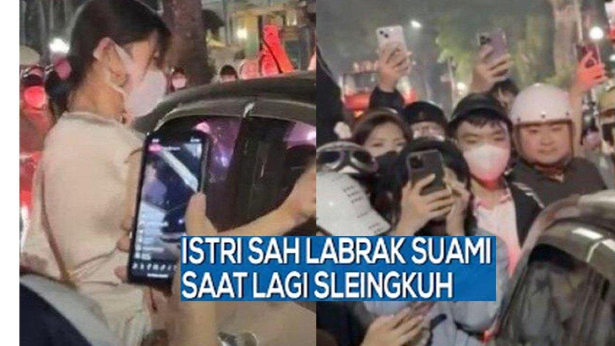 'Ini Suami & Anak-anakku' Wanita Nangis Labrak Pelakor di Mobil, Dikepung Warga, Kaca Dilempari ...