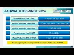 Kapan Jadwal UTBK-SNBT 2024? Cek Selengkapnya - Tribunnewsmaker.com