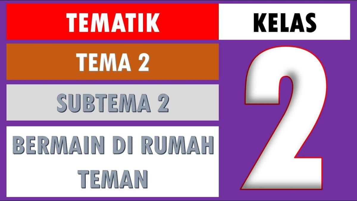 Soal & Kunci Jawaban Buku Tematik 2 Subtema 2 Kelas 2 SD: Soal pilihan ganda dan essay ...